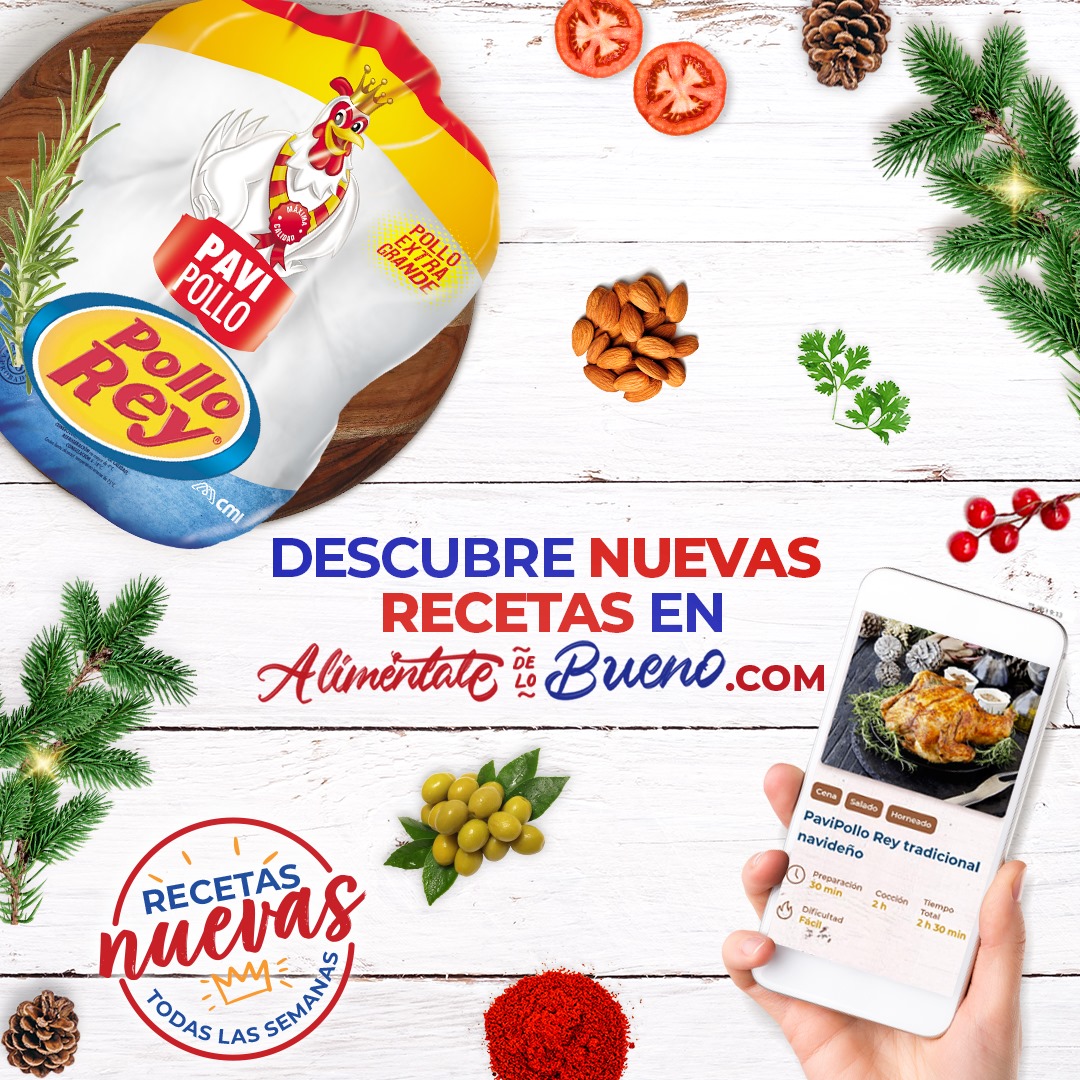 Pollo rey lanza plataforma con recetas deliciosas para los amantes de ...